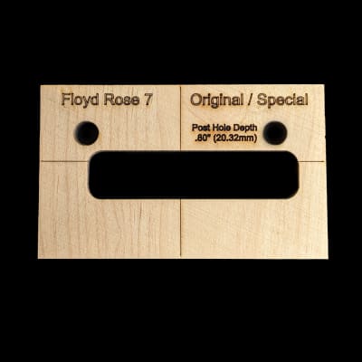 Floyd Rose Original/Special 4 pc Recessed Routing Templates | Reverb