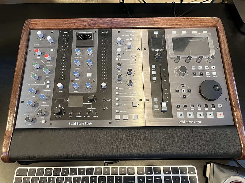 Mix Ends SSL double bay UF1, UC1 desktop stand 2024 - walnut | Reverb