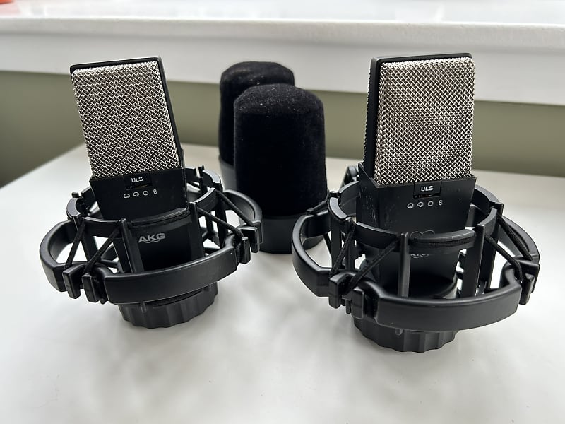 1990s AKG C414B-ULS LDC Mics - Pair with Shockmounts & | Reverb UK