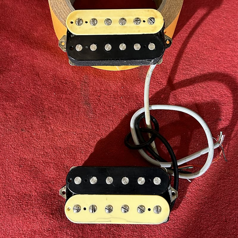Unmarked Basic Stock 4 Conductor Humbucker Pair (Bridge & | Reverb