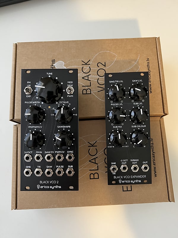 Erica Synths Black VCO 2 & Expander module | Reverb