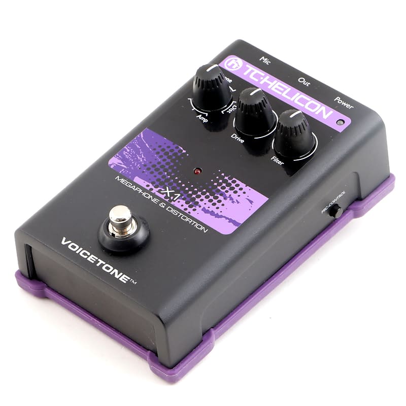 TC Helicon Voicetone X1 Megaphone & Distortion Vocal Effects | Reverb