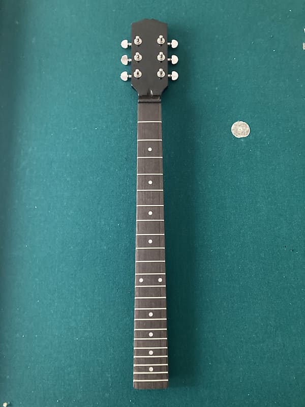 OEM DIY 3x3 Telecaster Style Neck Gloss Black | Reverb