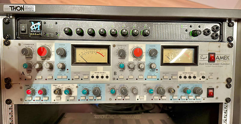 AMEK 9098 Preamp + EQ Rupert Neve 1993 - grey | Reverb Italia