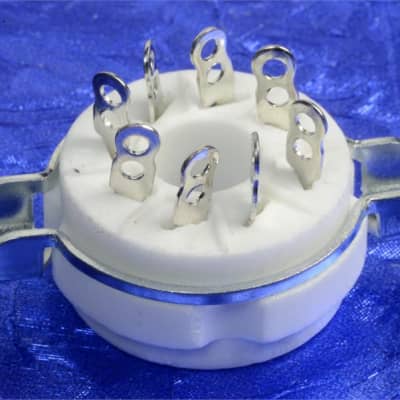 8 Pin Tube Socket With Knife Contacts, Convertible Top Or | Reverb