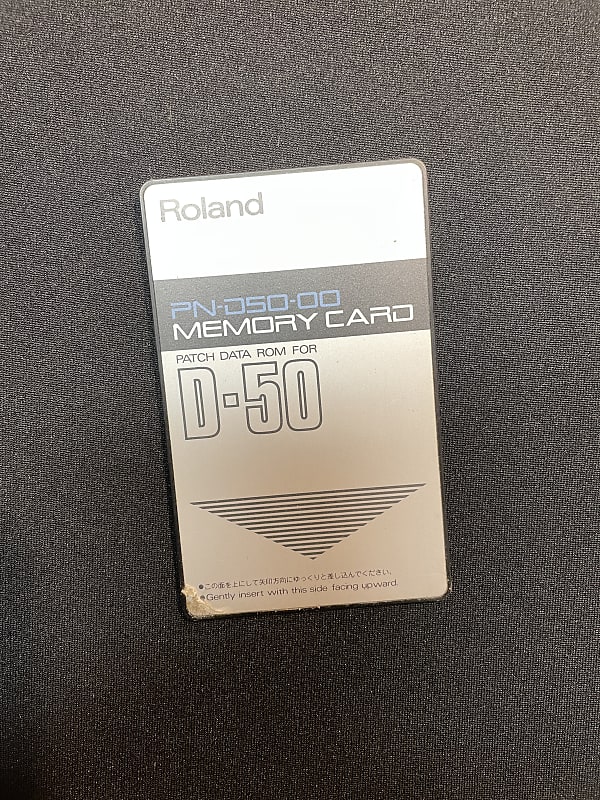 Roland D50 - Memory ROM Card | Reverb