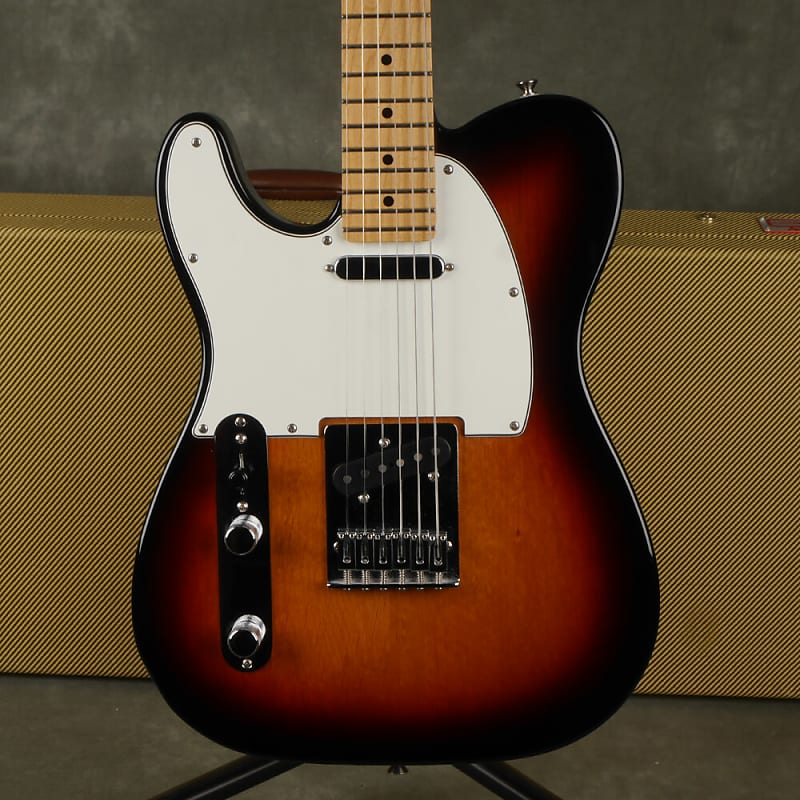 Fender Mexican Standard Telecaster - Left Handed - Sunburst | Reverb