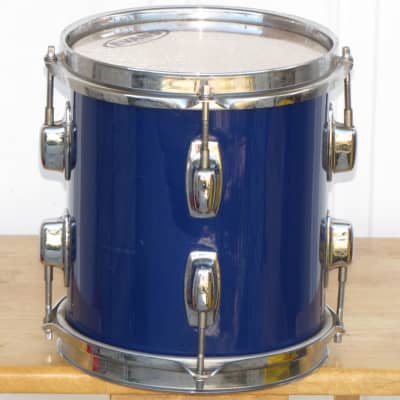 Vintage Ludwig 8" Tom for Drum Set Blue Cortex Maple Wood | Reverb