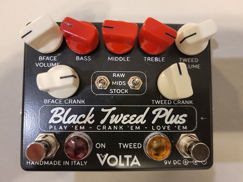 Volta Custom Electronics Black Tweed Plus 2022 - Black | Reverb