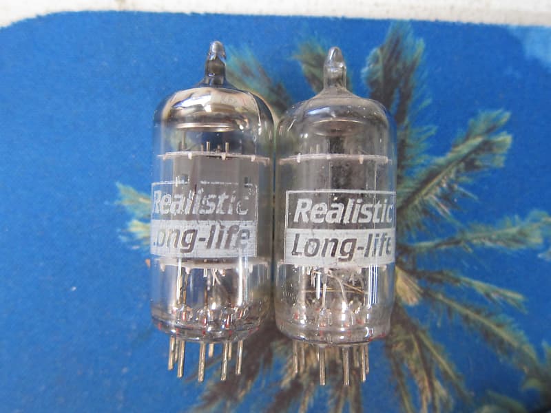 Pr Vintage Realistic EI 12ax7 Ecc83 Preamp Driver Tubes, | Reverb