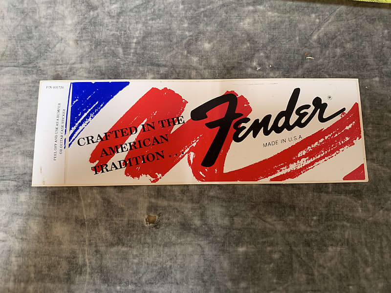 Fender Sticker 90’s | Reverb