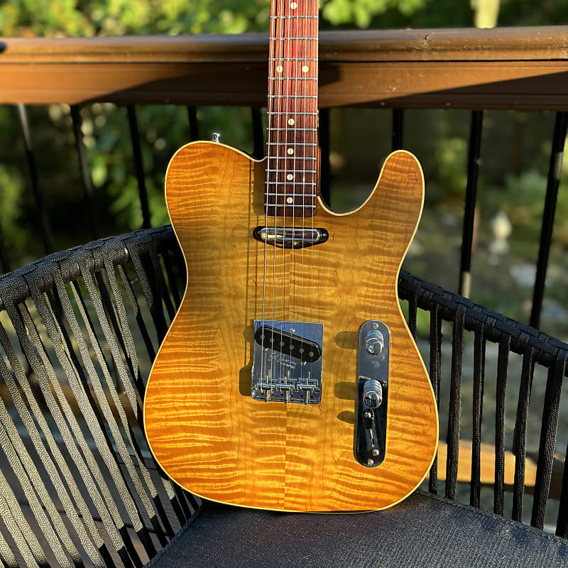 Gil Yaron Thinline Mahogany tele | Reverb