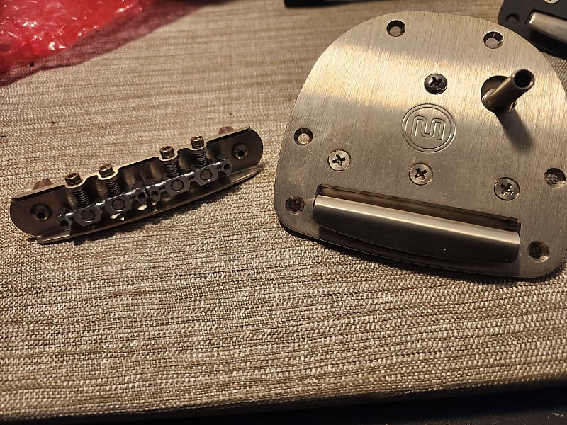 Mastery Jazzmaster Bridge and Tremolo - Brushed Chrome | Reverb