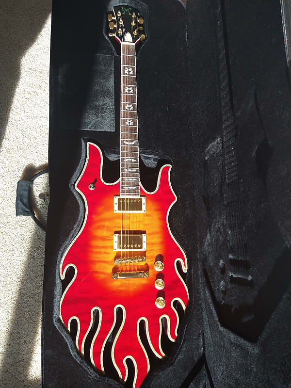 Minarik Inferno 2008 Cherry Burst And Red Back | Reverb