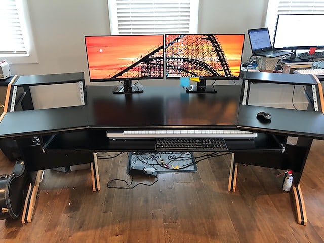 BusoAudio Producer XL Studio Desk 2019 Black/Birch | Reverb