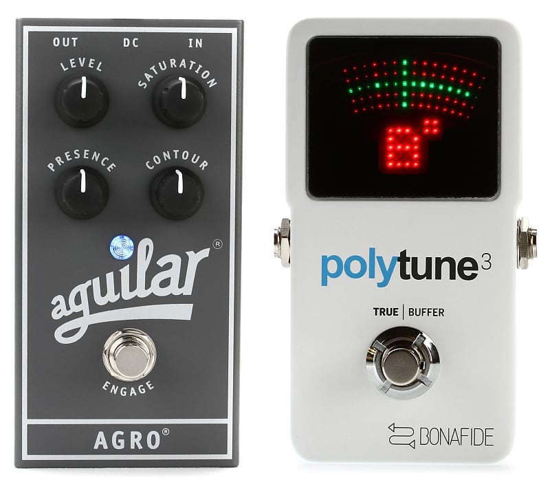 Aguilar AGRO Bass Overdrive Pedal Bundle with TC Electronic | Reverb