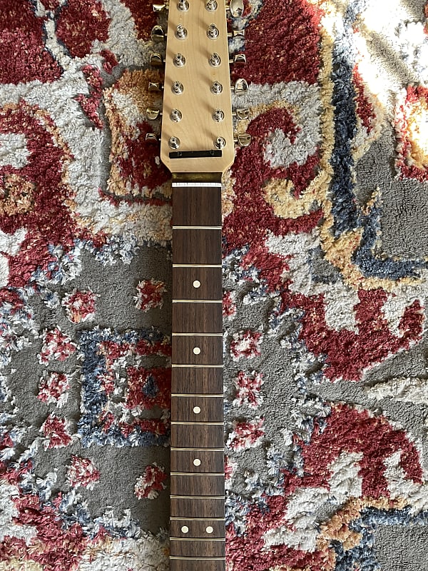 Warmoth 12-string Stratocaster neck 2022 TruOil | Reverb