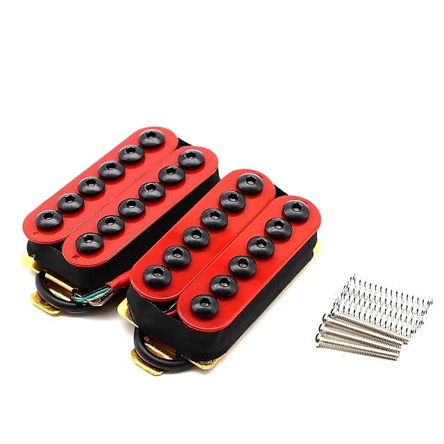 Humbucker Guitar Pickup - 1set Red | Reverb