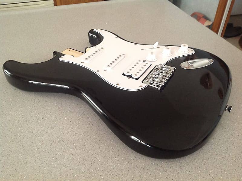 New Complete Full Thickness Loaded Stratocaster Alder Body | Reverb