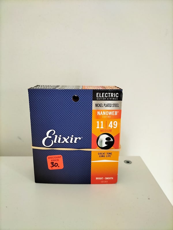 Elixir 11/49 Electric Set Of 3 11/49 Electric Guitar Strings | Reverb