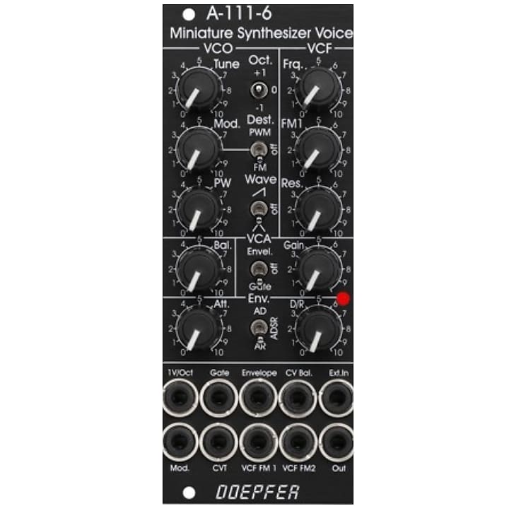 Doepfer A-111-6 Miniature Synthesizer Black (BPNYC) | Reverb UK