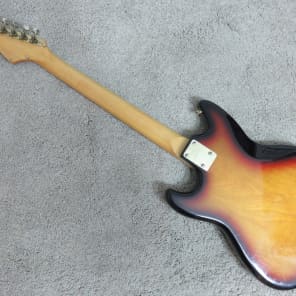 Vintage 1960s Teisco Spectrum Guitar 2 Pick Up Model Gold | Reverb