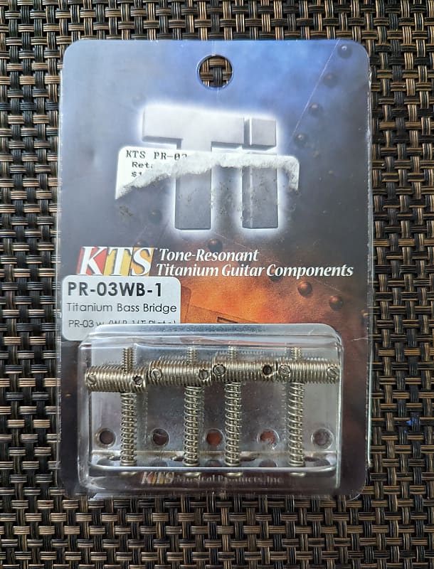 KTS Titanium Bass Bridge for Fender | Reverb