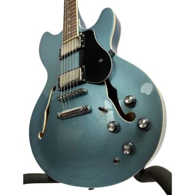 Revelation RT-45 Semi Hollow Electric Guitar Metallic Blue | Reverb UK