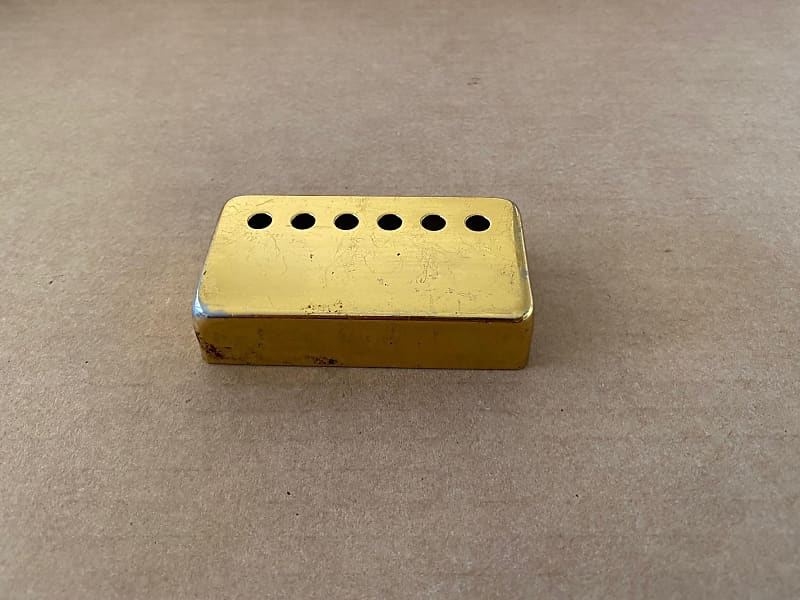 Gibson Vintage 1968 Gold Patent # Pickup Cover Les Paul ES SG | Reverb