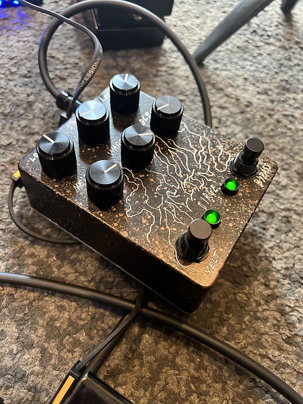 Dirge Slowly Melting 2022 - Black & Rust Splatter | Reverb Canada