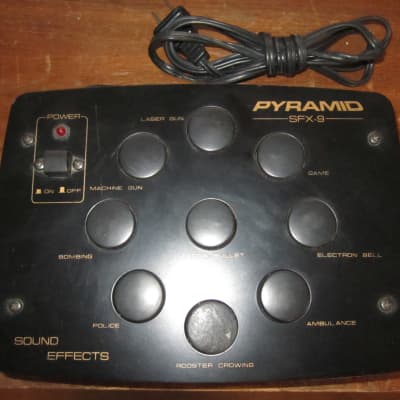 Vintage 80’s Pyramid SFX-9 DJ Radio Sound Effects Sampler | Reverb