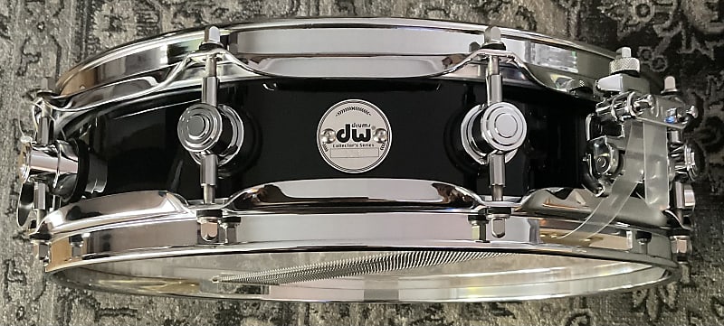 DW Collector’s Series Maple Pi Snare 3.14x14” Gloss Black | Reverb