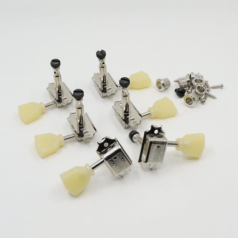 Kluson Vintage Locking Tuner Set - Nickel | Reverb