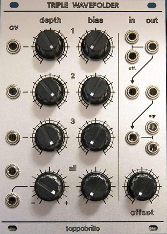Toppobrillo Triple Wavefolder, Manhattan Analog | Reverb Australia