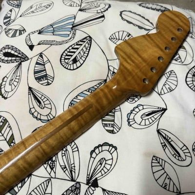 Custom made Scalloped Strat Neck fits fender Stratocaster | Reverb