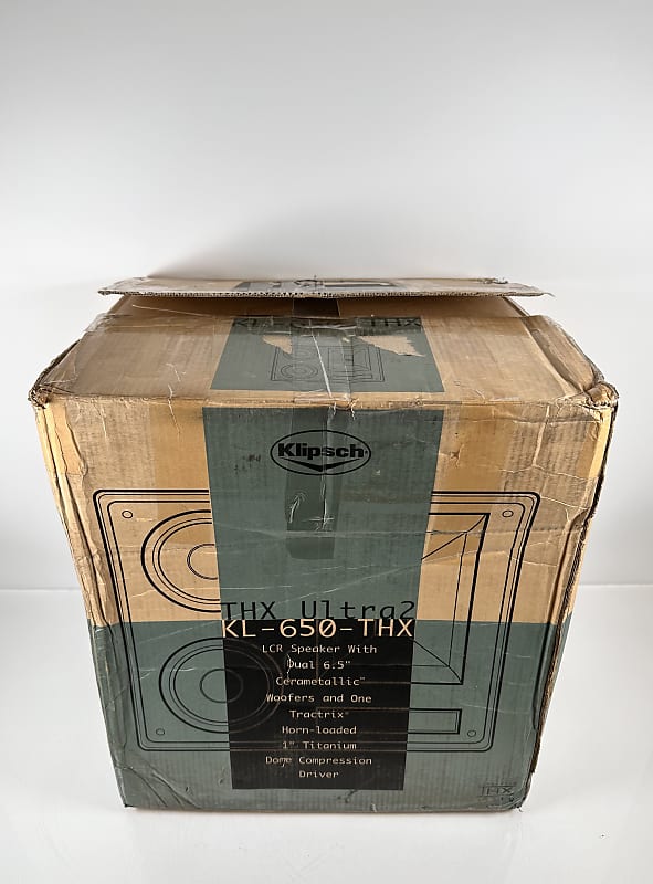 Klipsch KL-650-THX-L THX Dual 6.5″ Two-Way THX Ultra2 | Reverb