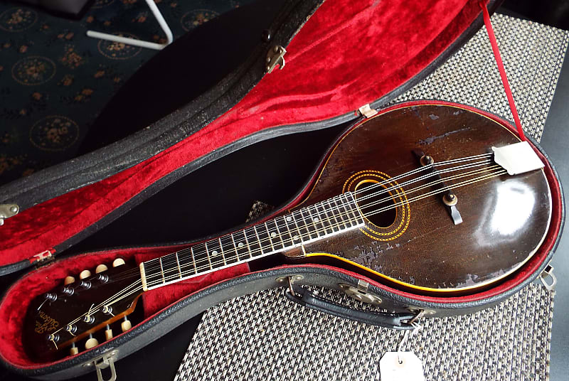 Gibson A2 Vintage Mandolin 1918 - Sheraton brown + case | Reverb