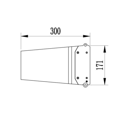 Studiomaster V5 2x5" Passive HF/MF Line Array Enclosure Black | Reverb