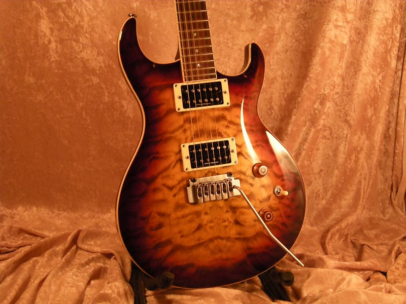 Samick UM4 Ultramatic Top of The Line Quilted Electric Guitar | Reverb