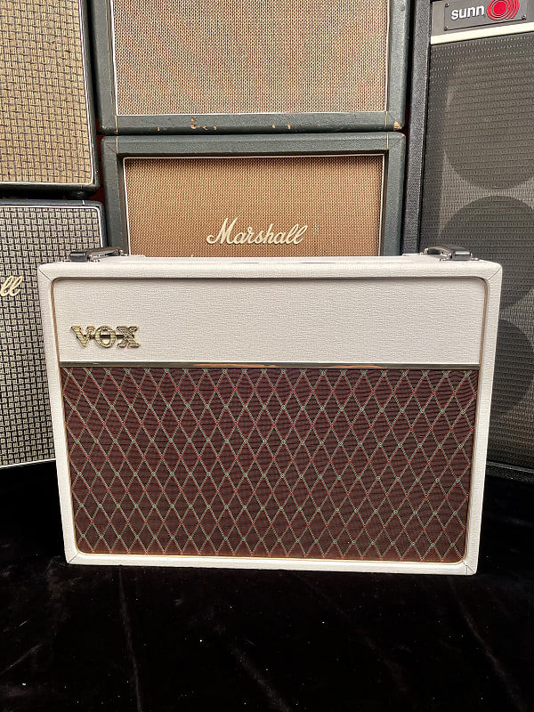 1965 Vox AC-30 Copper Top Candy Panel Larry Rogers Cabinet | Reverb