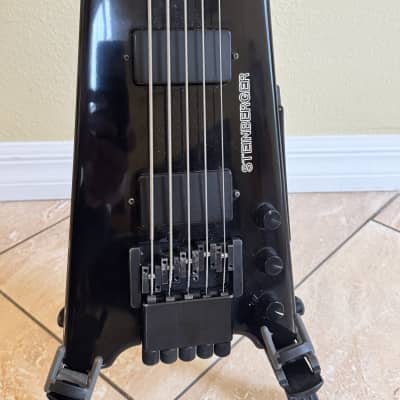 1986 Steinberger XL2 - Black Headless Bass | Reverb