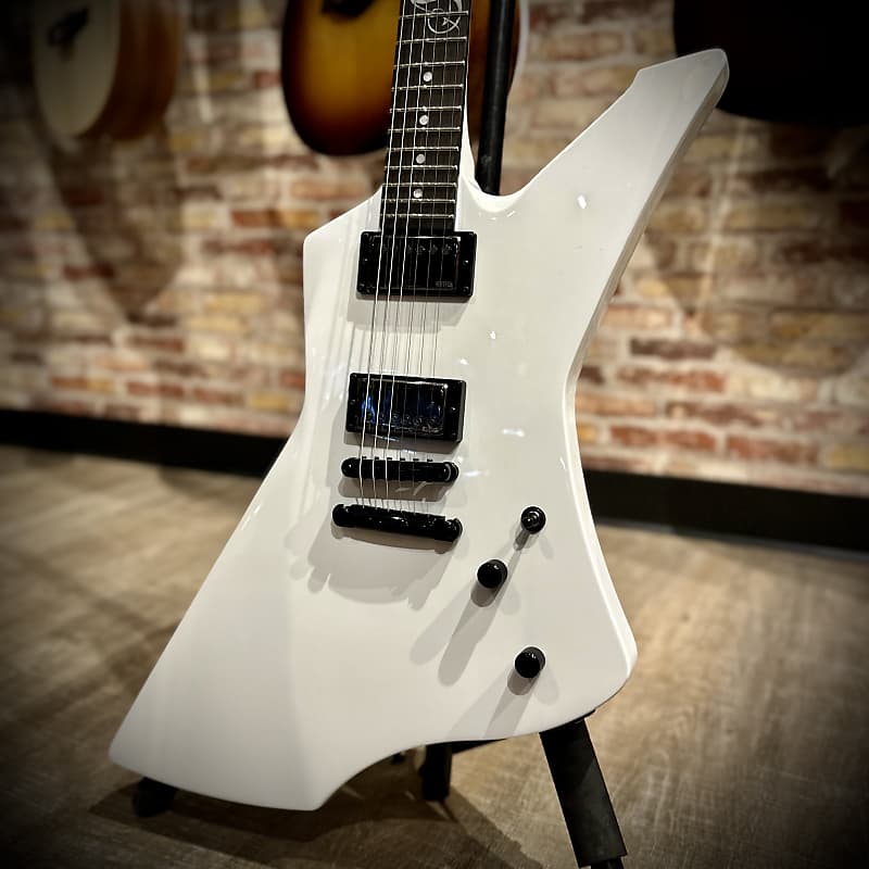 ESP LTD James Hetfield Signature Snakebyte - Snow White | Reverb