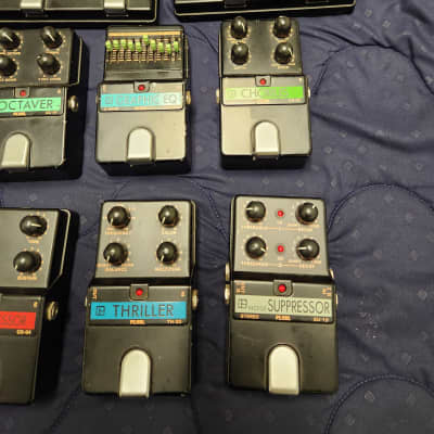 Vintage Pearl Guitar Effect Pedal Lot (13) Chorus Ensemble, | Reverb