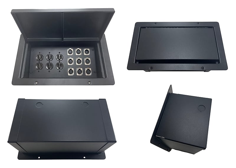 PROCRAFT JUMBO GAP LID RECESSED Stage Pocket/Floor Box w/ 3) | Reverb