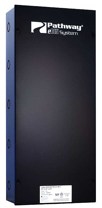 Pathway Connectivity P1107 eDIN System Enclosure with Three 9 | Reverb