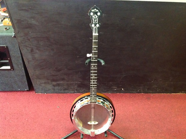 Sigma SB-25 Banjo 5 string w/Hard Case | Reverb