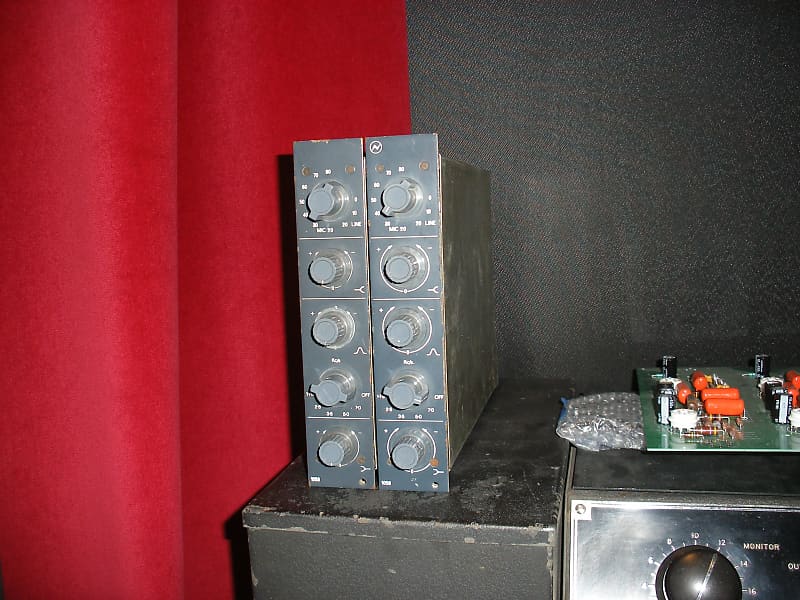 Neve 1058 module pair with or without Vintage King rack | Reverb
