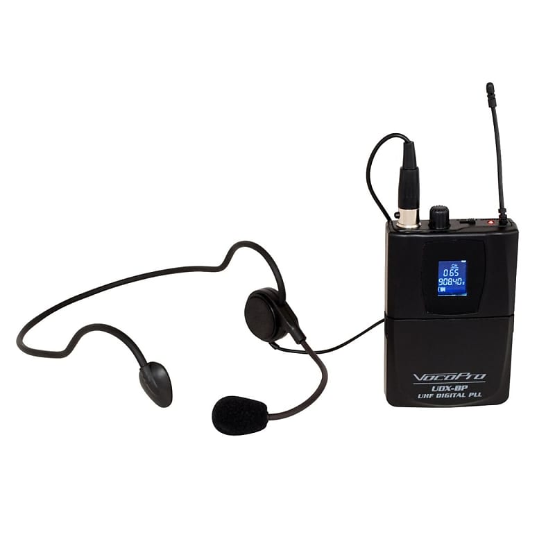VocoPro UDX-BP Digital PLL Wireless Bodypack Transmitter with | Reverb