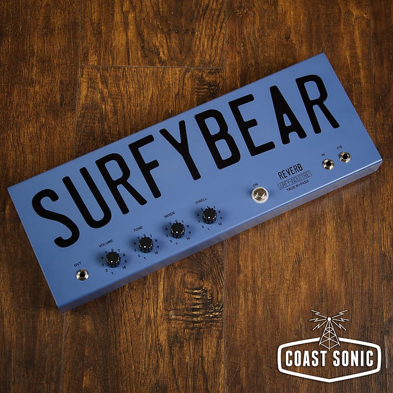 Surfy Industries SurfyBear Metal Reverb Unit *Blue* | Reverb