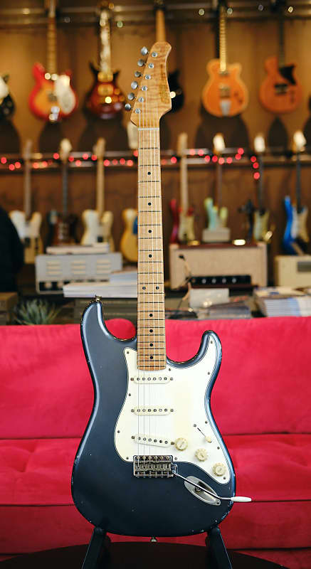 Xotic XSC1 S-Style Relic'd Electric Guitar - Charcoal Frost | Reverb